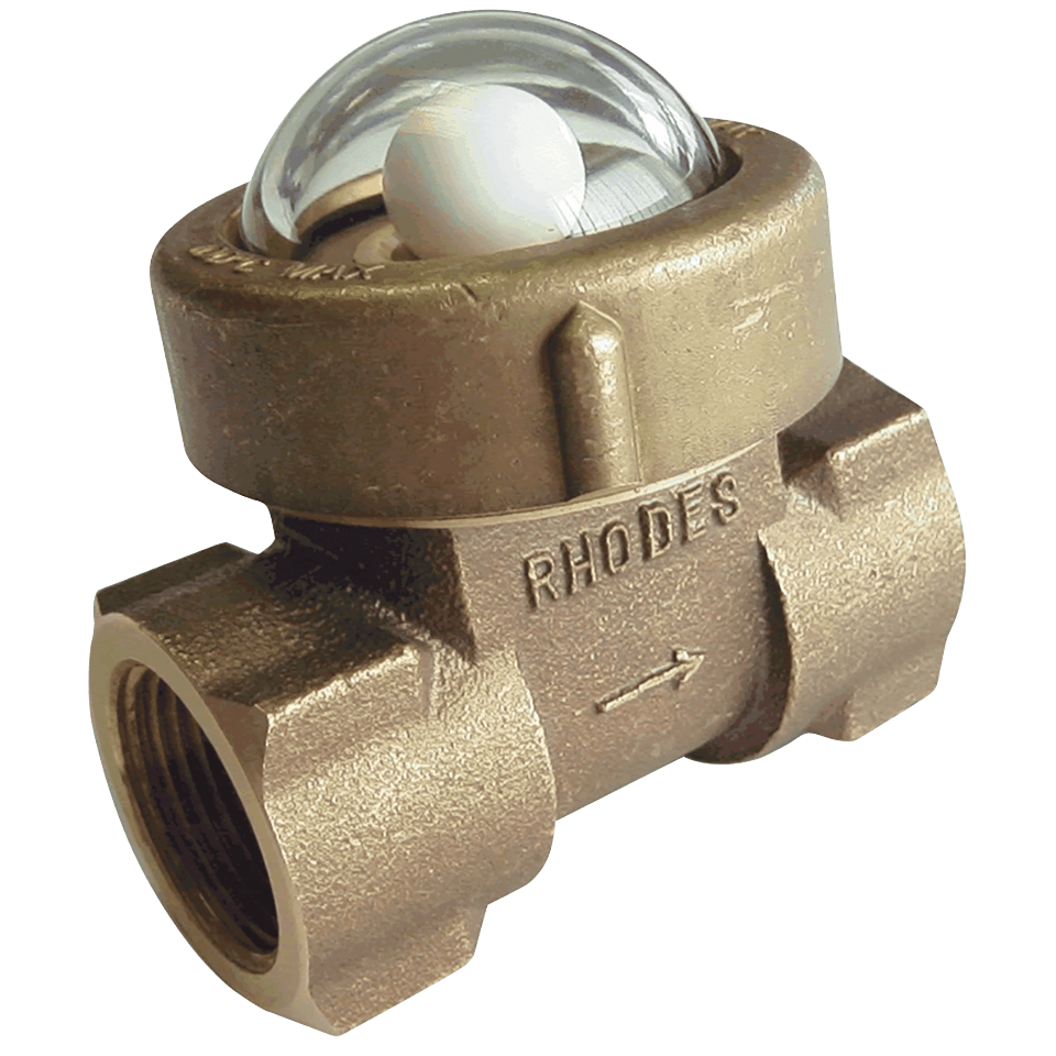 400 Series - Straight Through Sight Flow Indicator with Spinner/Ball - Pirtek